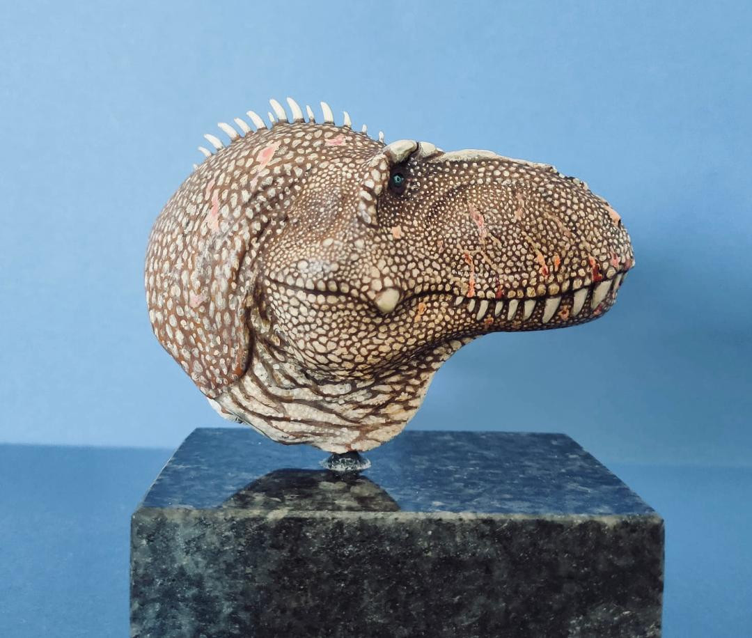 Lythronax Bust Resin Kit by MO Models - Dan's Dinosaurs