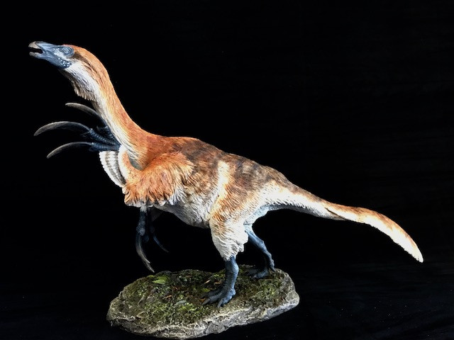 Caudipteryx Finished Model by Galileo Hernandez - Dan's Dinosaurs