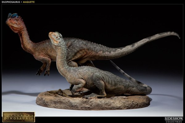 Dilophosaurus Maquette by Sideshow - Dan's Dinosaurs