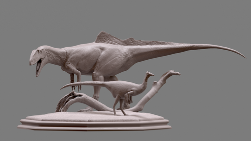 Concavenator Resin Kit by Brugnola - Dan's Dinosaurs