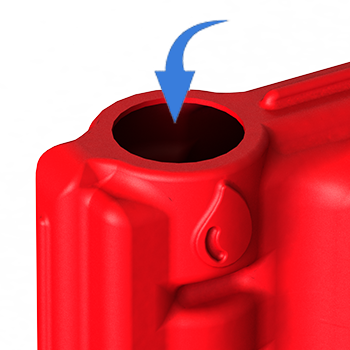 Melba Swintex Buddha water filled anti trip barriers | Roadware