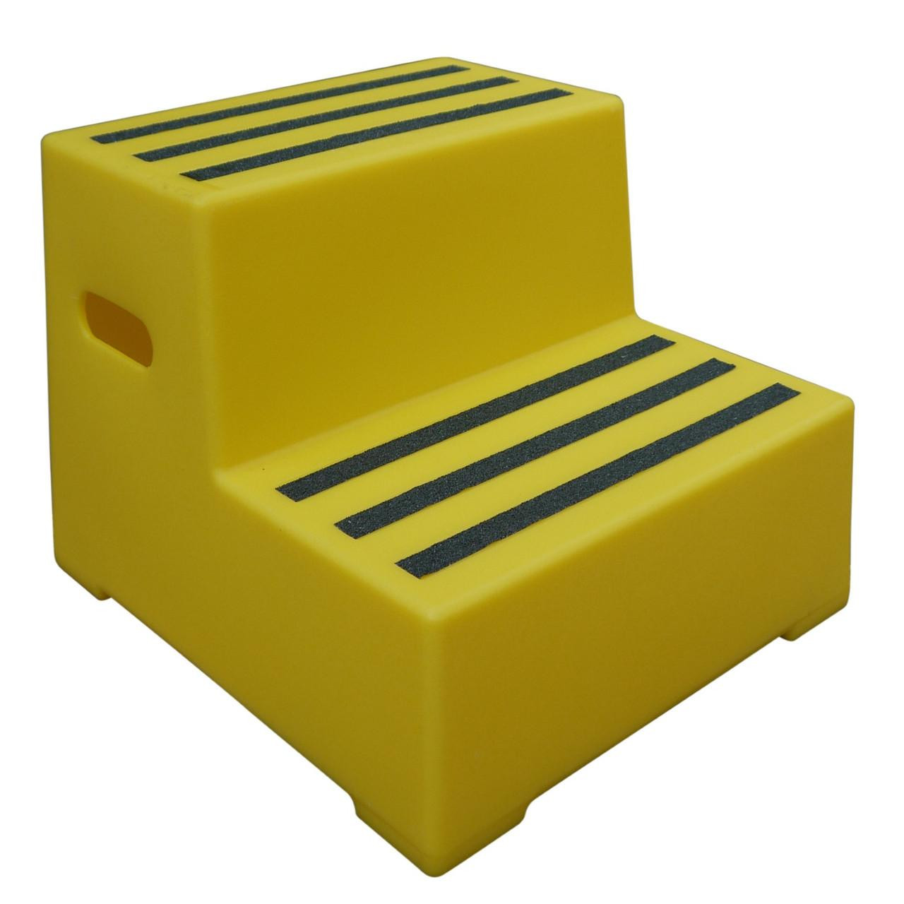 2 Tread Heavy Duty Plastic Safety Step | Roadware