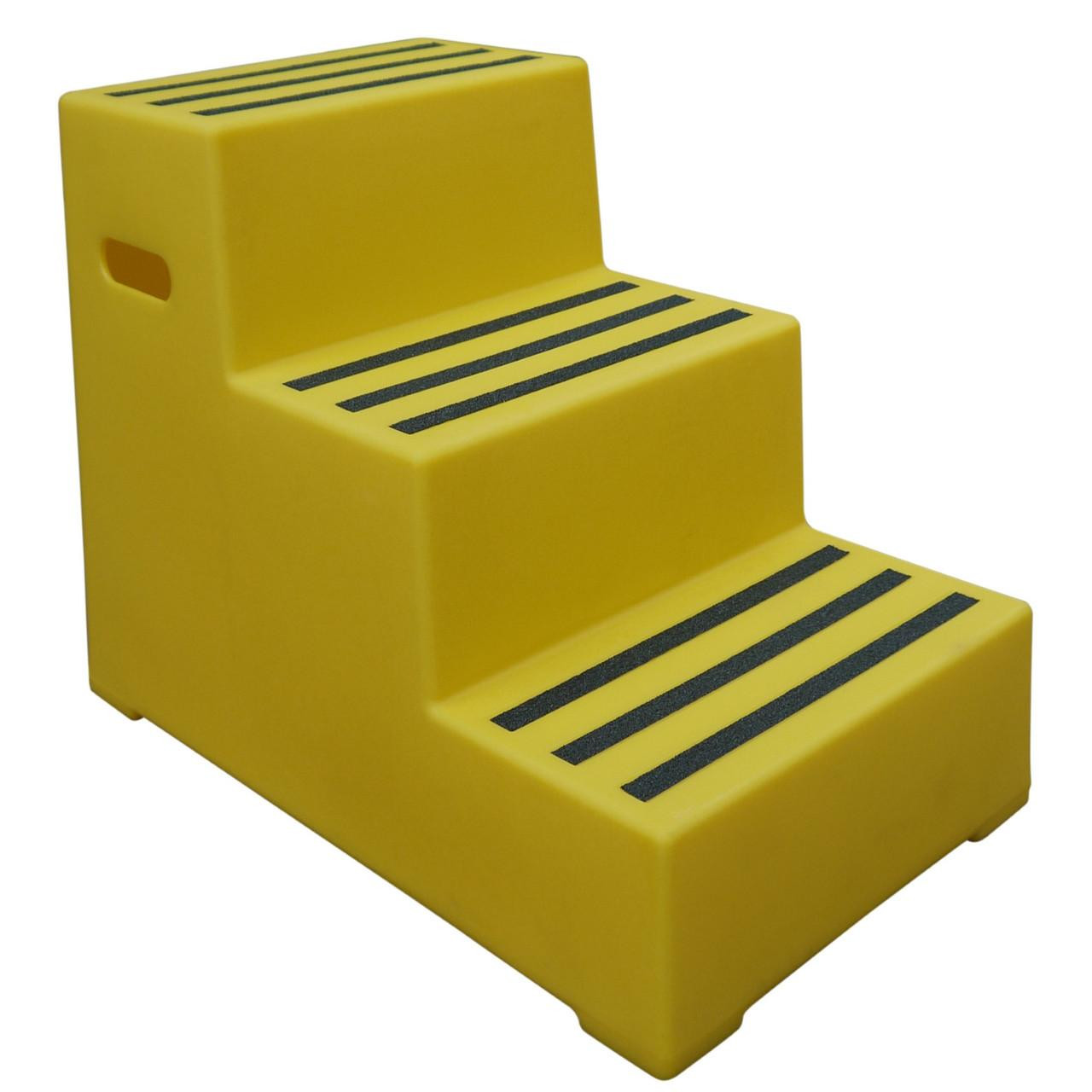 3 Tread Heavy Duty Plastic Safety Step | Roadware