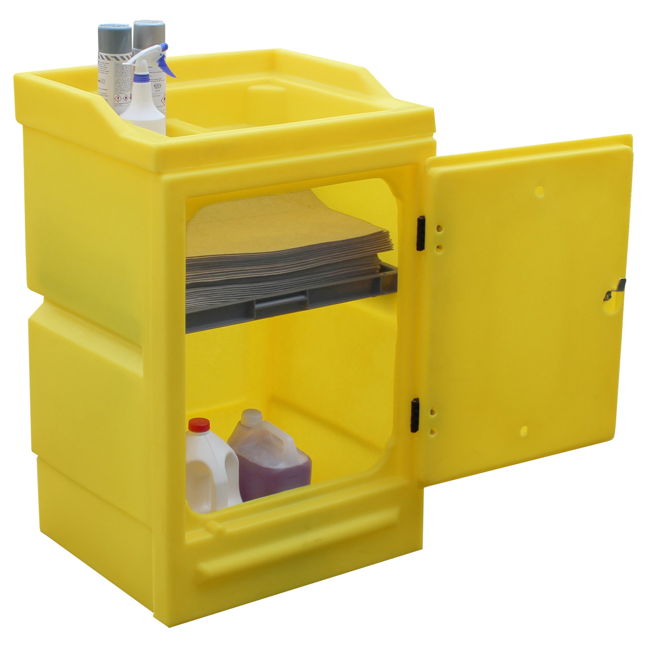 PWSD 980mm High Small Bunded Storage Cabinet With Lock