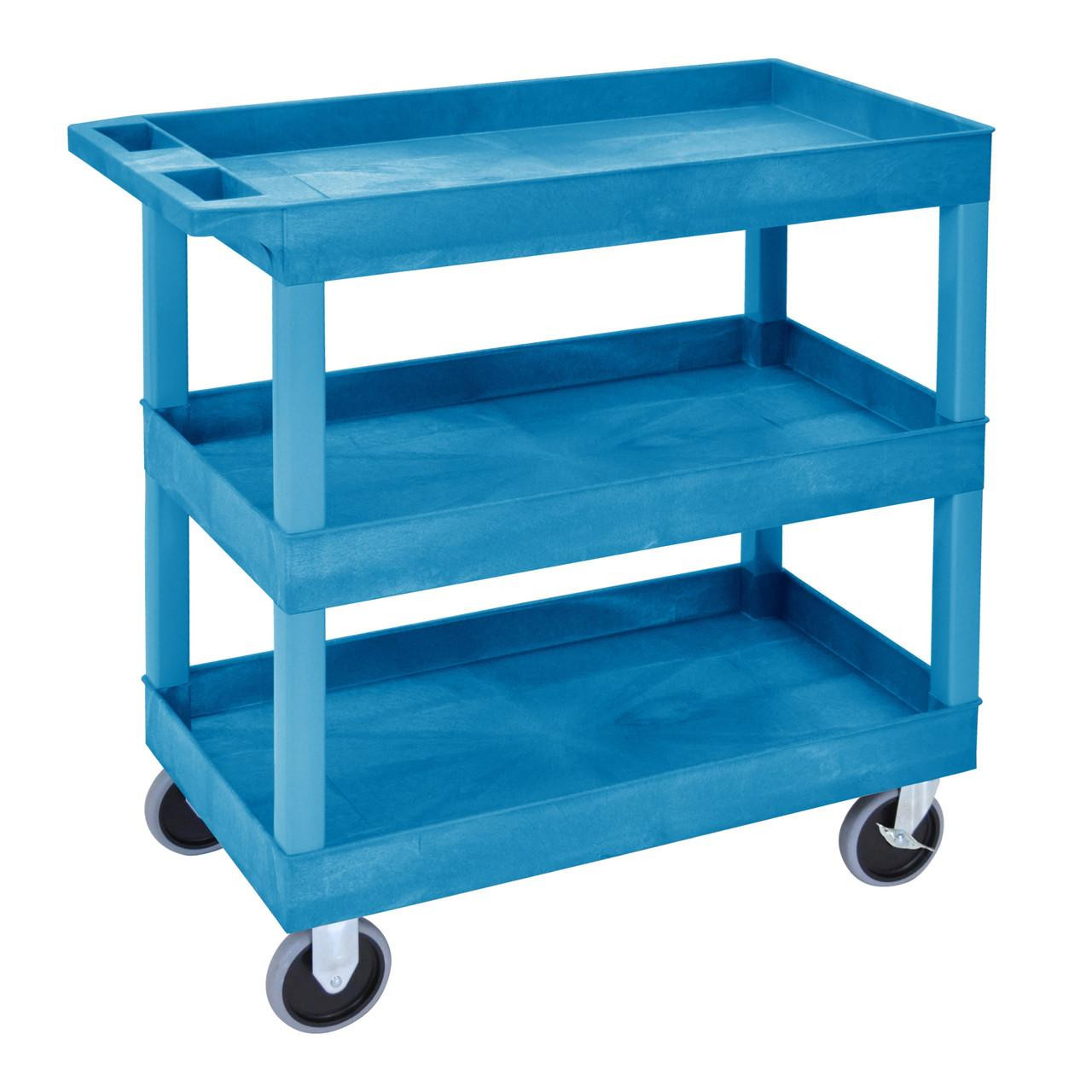 GI402/3L Plastic Multi-Purpose Tray Table Trolleys | Roadware