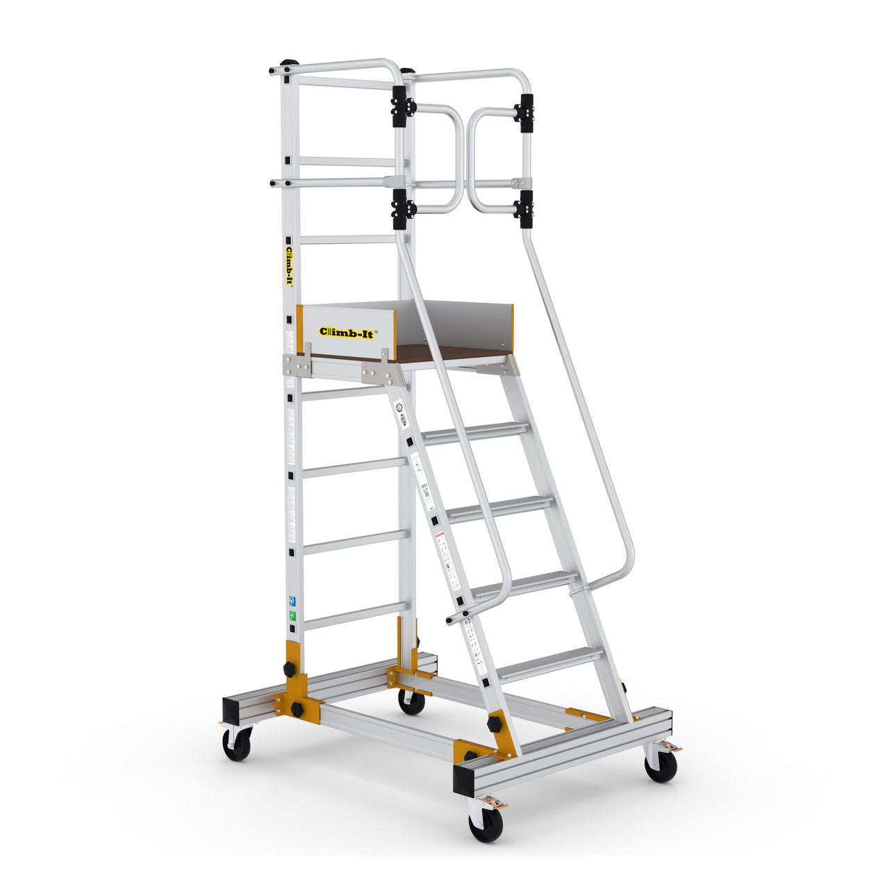 4 to 12 Tread Mobile Platform Steps Inc Safety Gate | Roadware