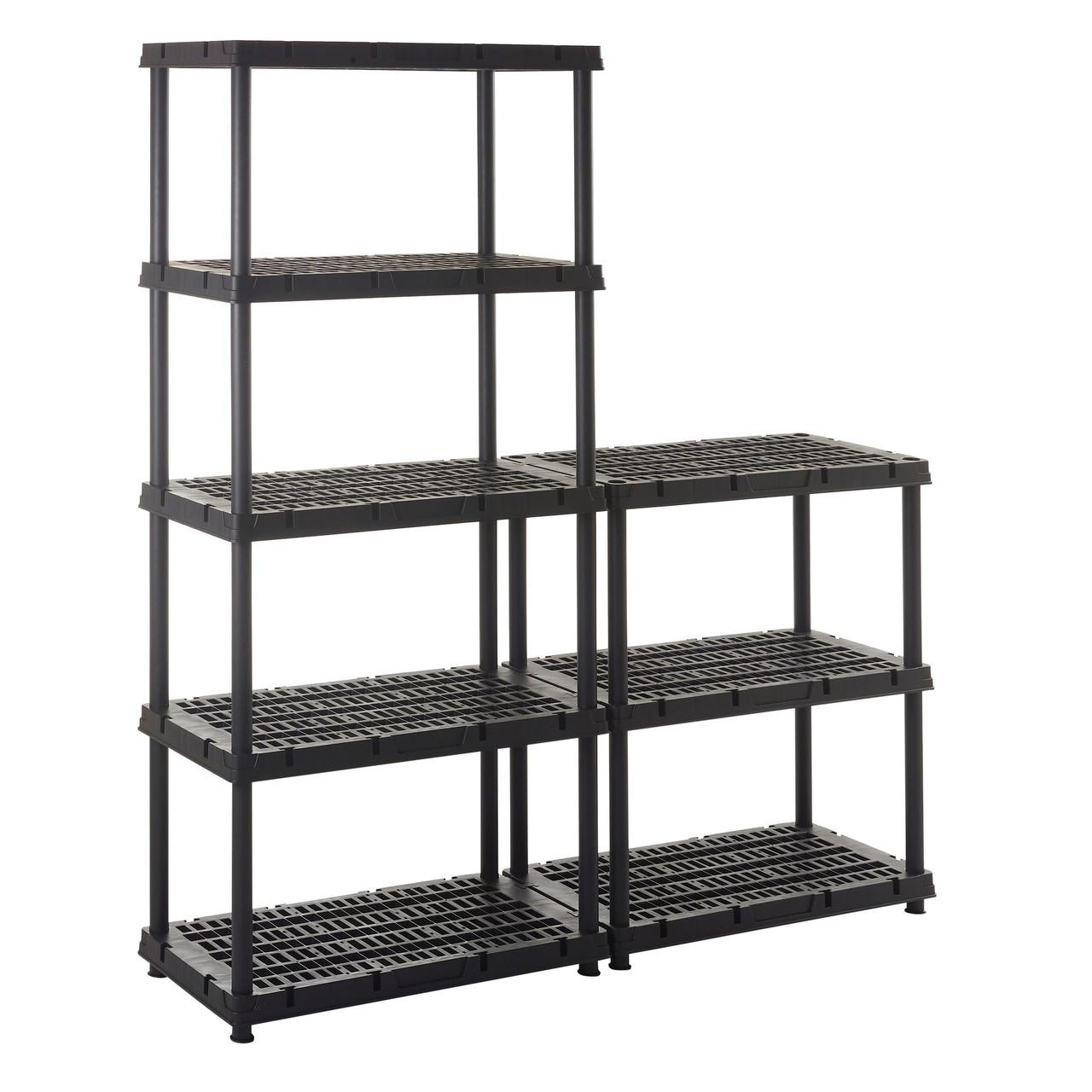 5 Shelf Mammoth Modular Plastic Shelving | Roadware