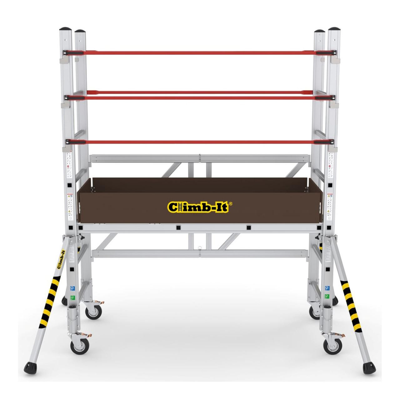 2.9 to 4m Climb-It Flexi Scaffold Platform Tower | Roadware