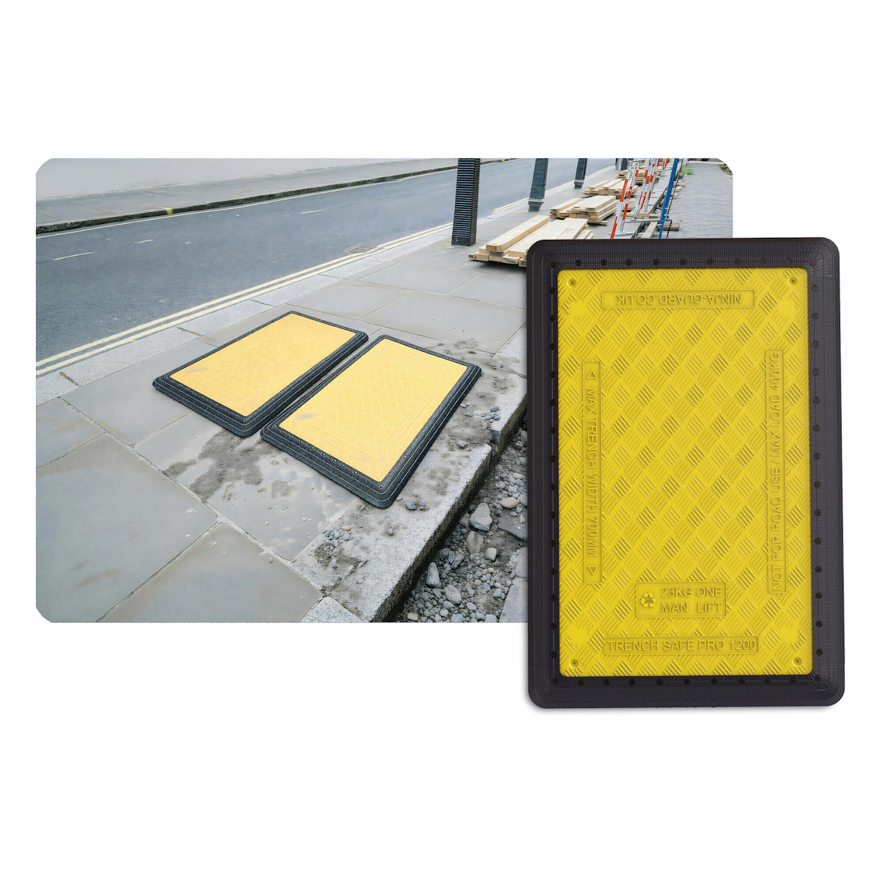 Trench Safe Pro 1260 Footway Board Trench Cover | Roadware