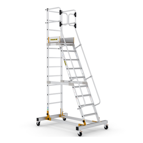 4 to 12 Tread Mobile Platform Steps Inc Safety Gate | Roadware