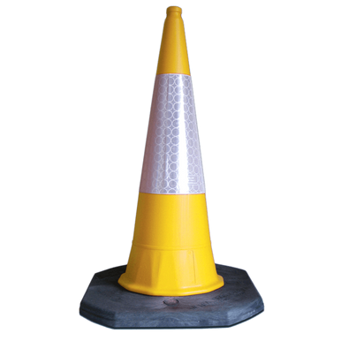Yellow Mastercone D2 1m road traffic cones | Roadware