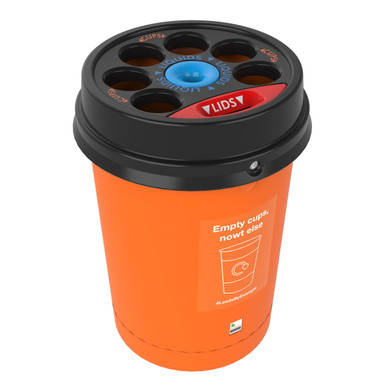 Envirocup Grande Cup Recycling Bin | Roadware