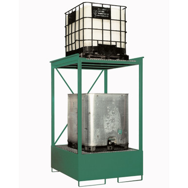 IBC2 Steel Double Stacking IBC Spill Pallet Bund | Roadware