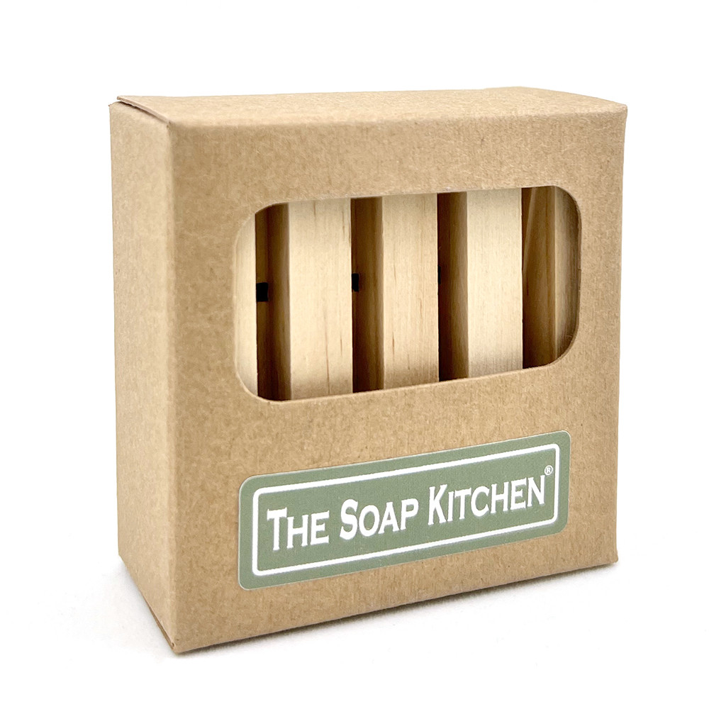Soap w/ Wooden Dish & Mini Loofah