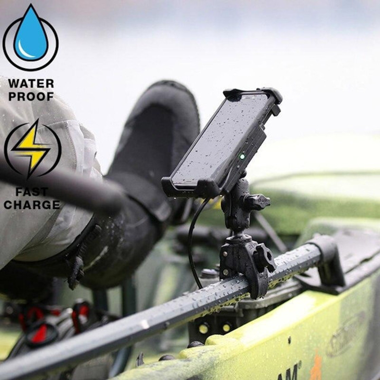 Cfmoto Uforce Zforce Quick Grip Waterproof Wireless Charging Mount