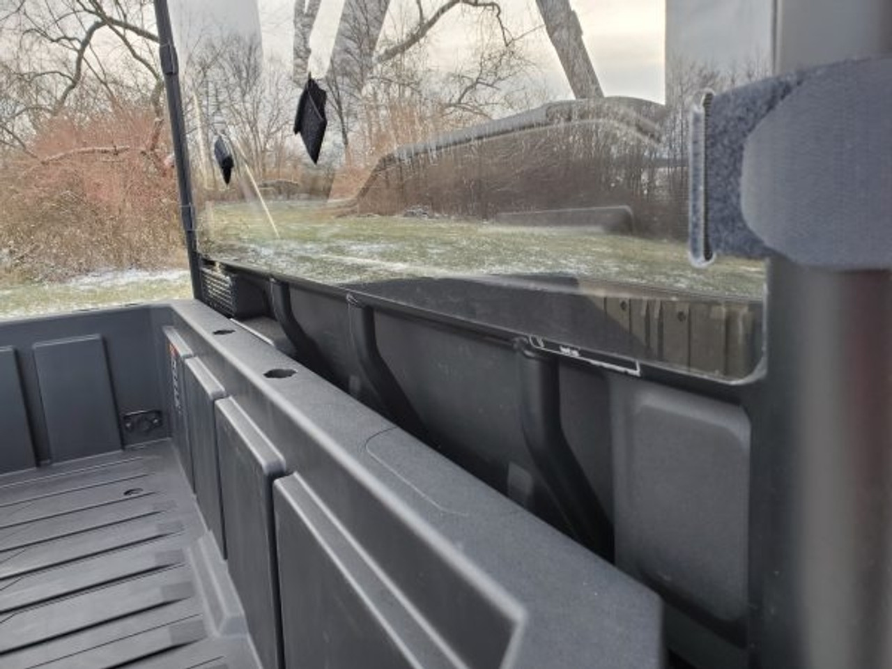 Cfmoto Uforce 600 1 Pc Lexan Back Panel With Vent And Clamp Options By 3