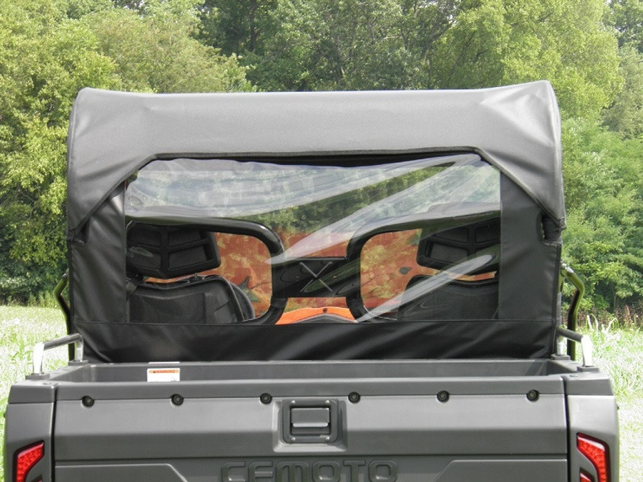 Cfmoto Uforce 800 2 Pc Lexan Back Panel With Vent And Clamp Options By 3