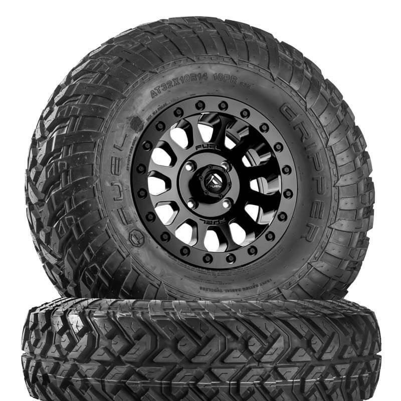 CFMoto UForce/ZForce Fuel Vector D920 Matte Black Beadlock Wheels with ...