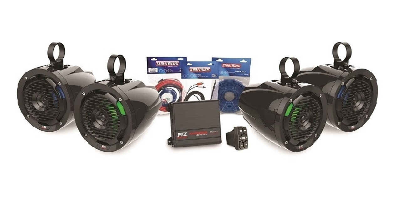 Cfmoto Uforcezforce Bluetooth Switch Audio Package With Amplifier And 4