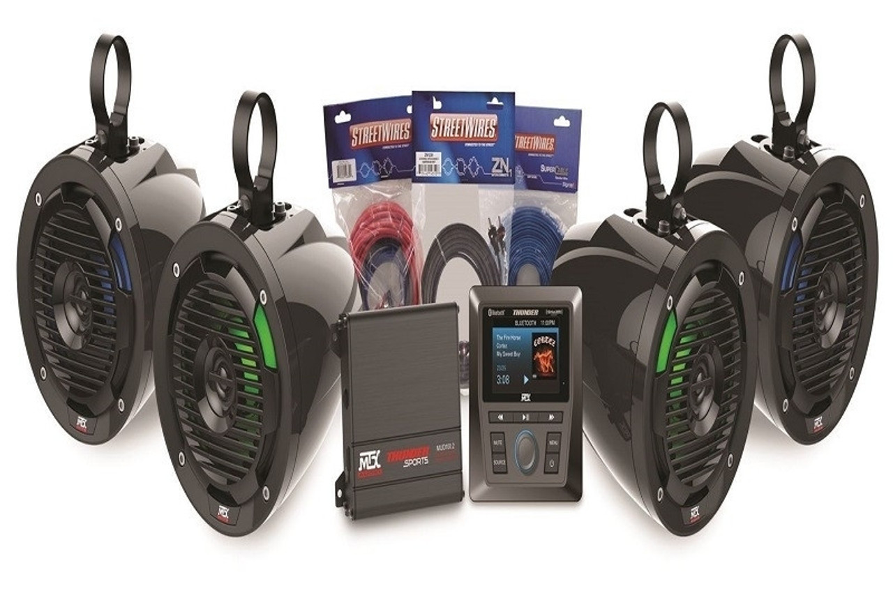 Cf Moto Uforce Zforce Amplifier And Roll Cage Speaker With Bluetooth