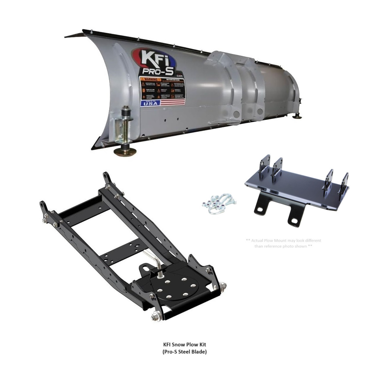 CFMoto ZForce 800/1000/500 Heavy Duty Snow Plow Kit by KFI - KFI-SNWPLW ...