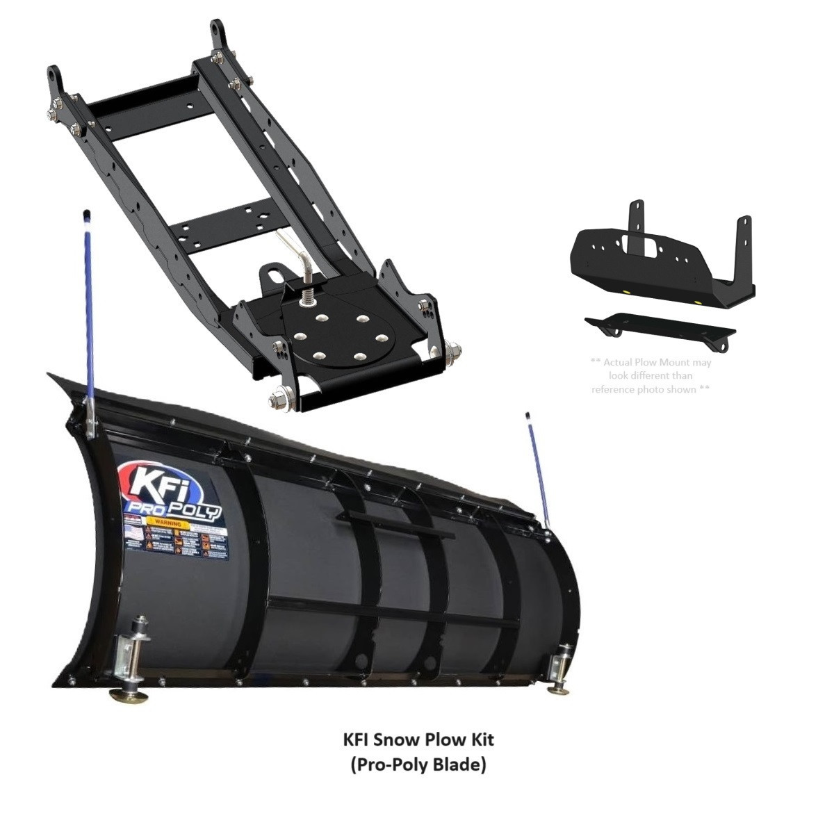 CFMoto ZForce 950 Sport Heavy Duty Snow Plow Kit by KFI - KFI-SNWPLW ...