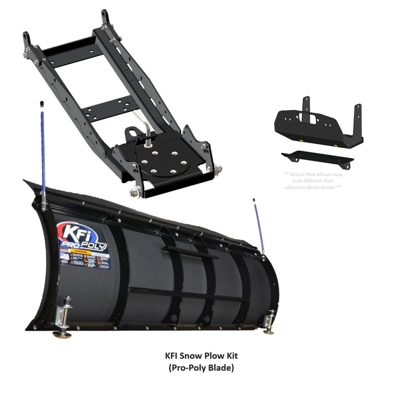 CFMoto ZForce 950 Sport Heavy Duty Snow Plow Kit by KFI - KFI-SNWPLW-ZFORCE950