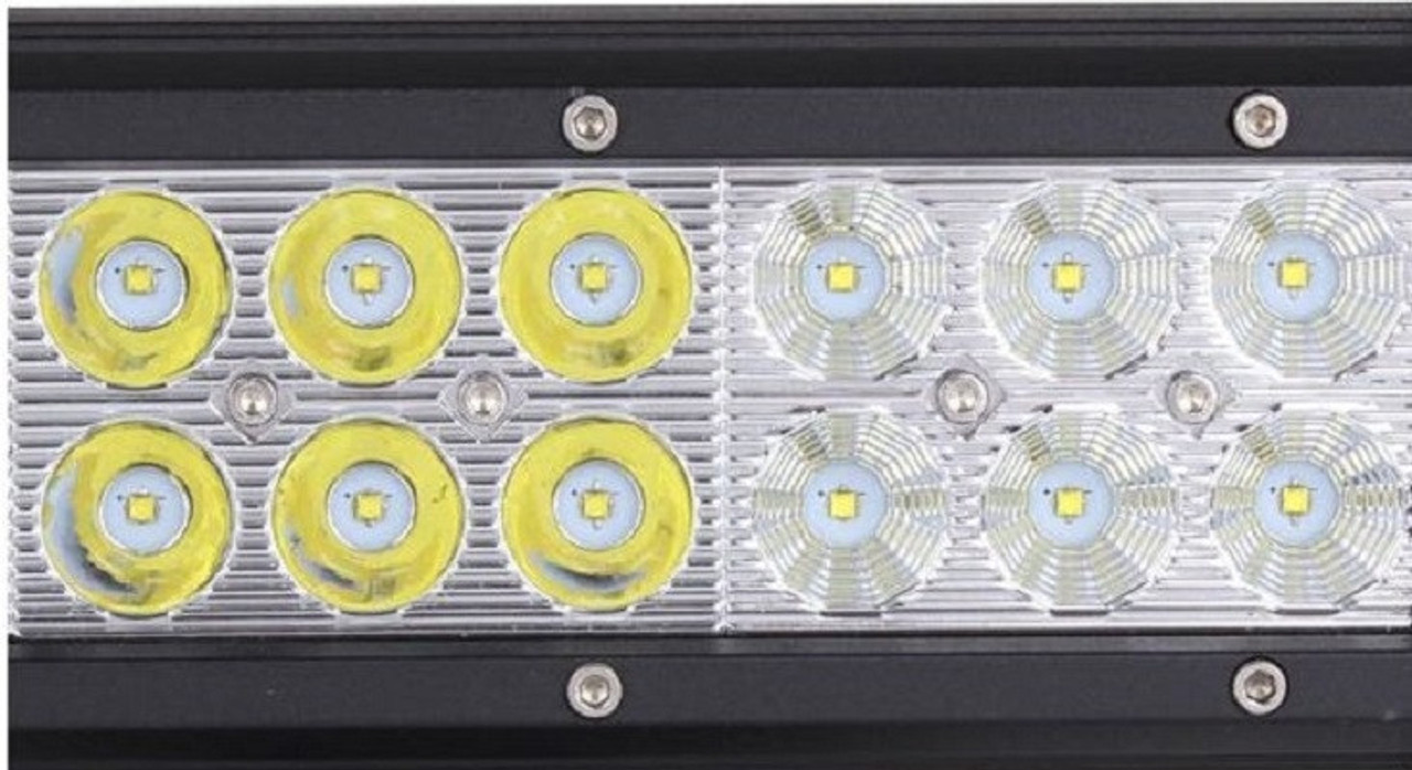 Cfmoto Uforce Zforce 44 Led Light Bar Dual Row 288 Watt Combo Defcon