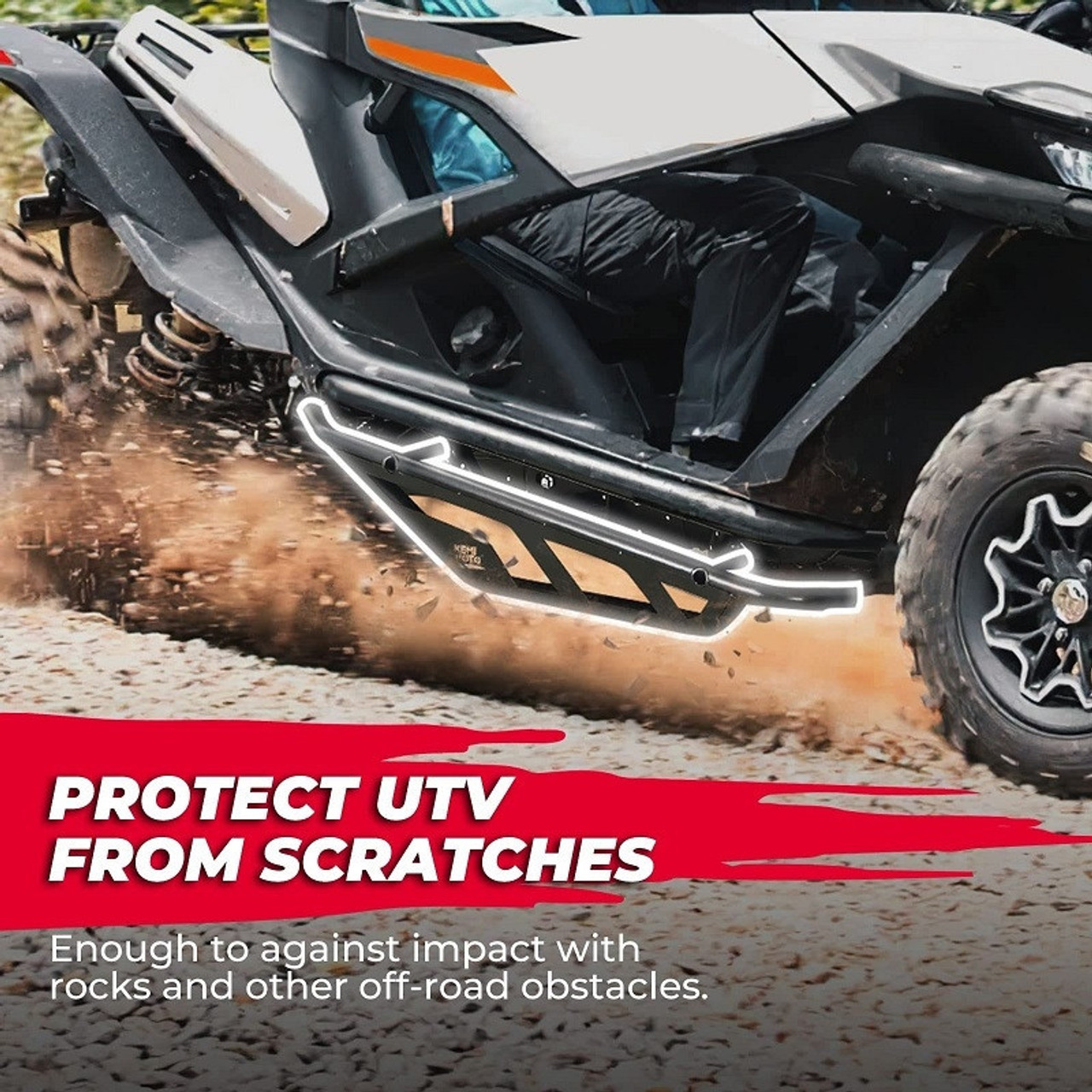 Cfmoto Zforce 950 Nerf Bars Rock Sliders By Kemimoto B0101 03401bk
