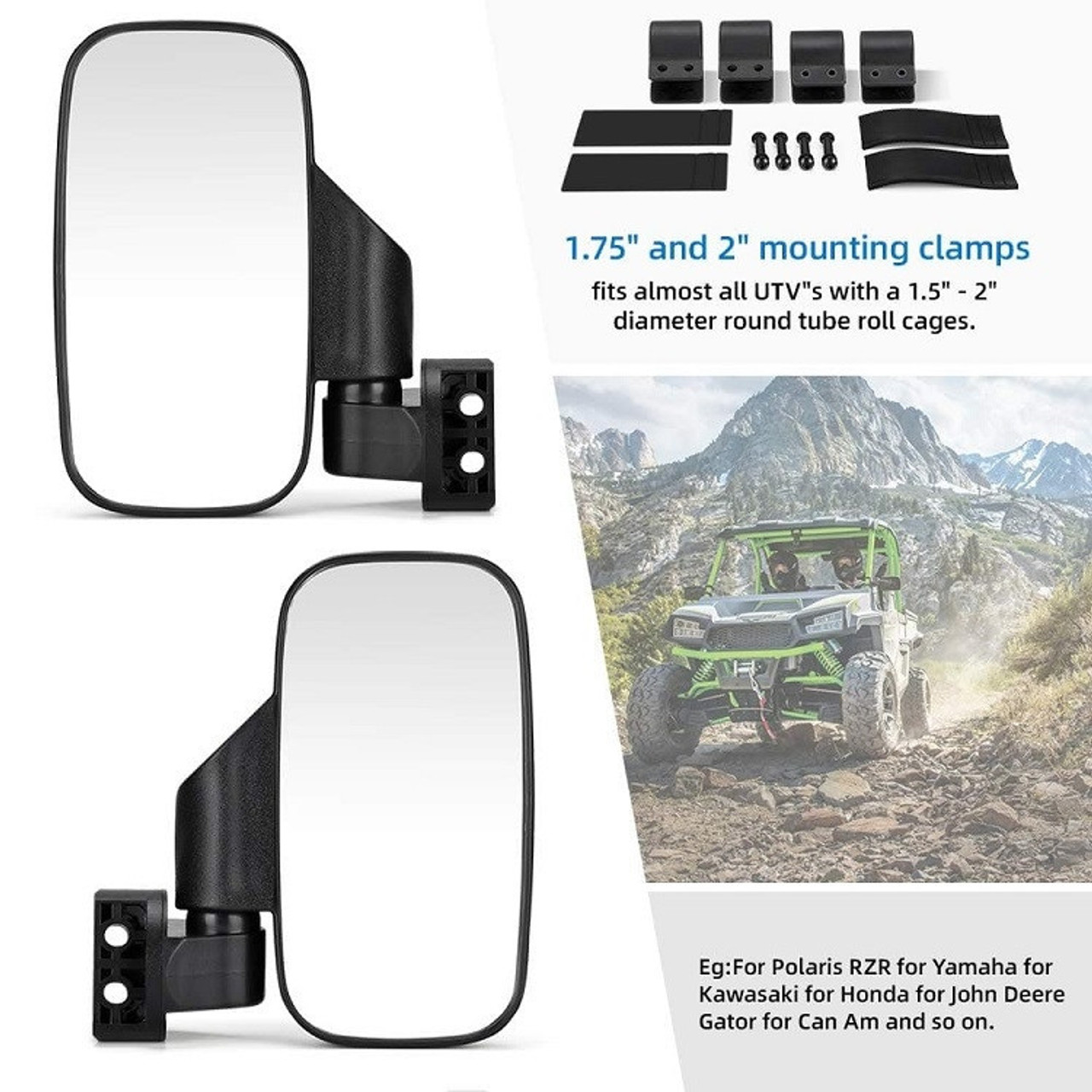 Cfmoto Uforce Zforce Utv 175 2 Side View High Impact Convex