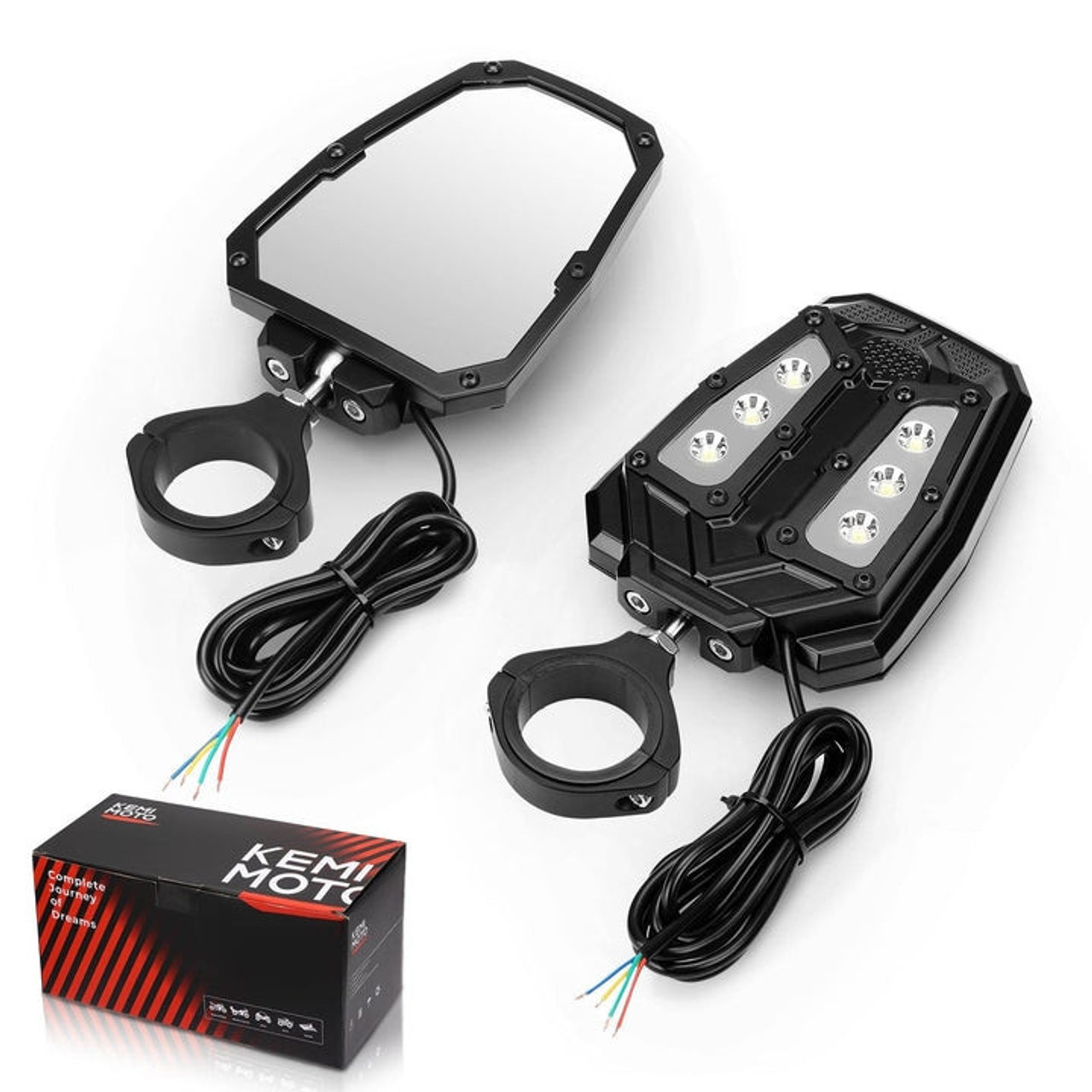 Enhance Your Ride With Led Side Mirror Lights By Kemimoto B0106