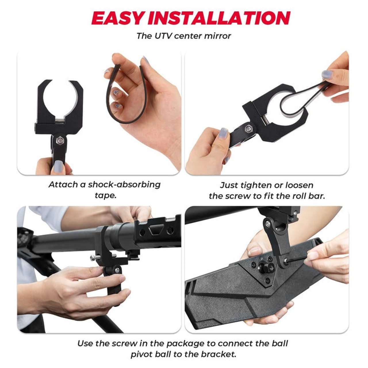 Enhance Visibility With Cfmoto Uforcezforce 16 2 Roll Bar Utv Side
