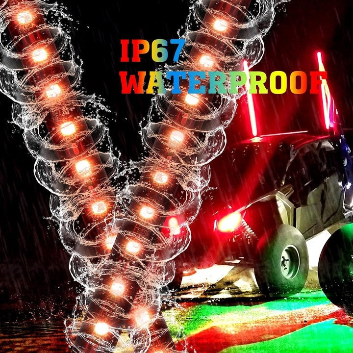 Enhance Your CFMoto ZForce 800: Black Limited LED Whip Light with RF ...