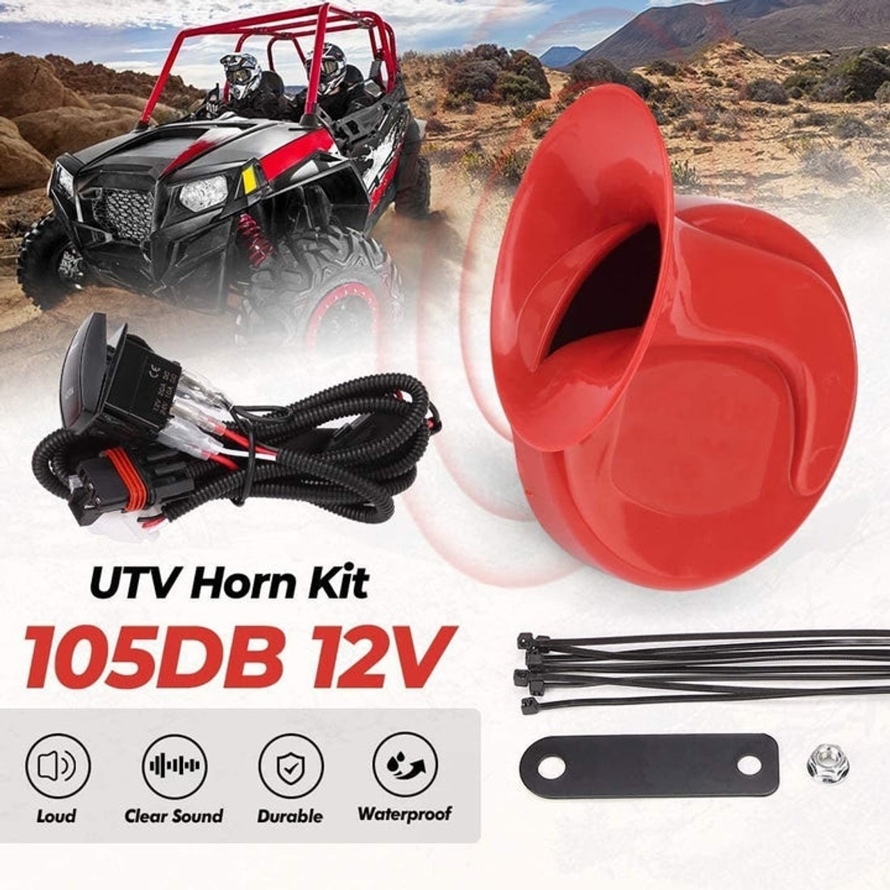 Enhance Your Ride Cfmoto Uforcezforce Universal Horn Kit With Rocker