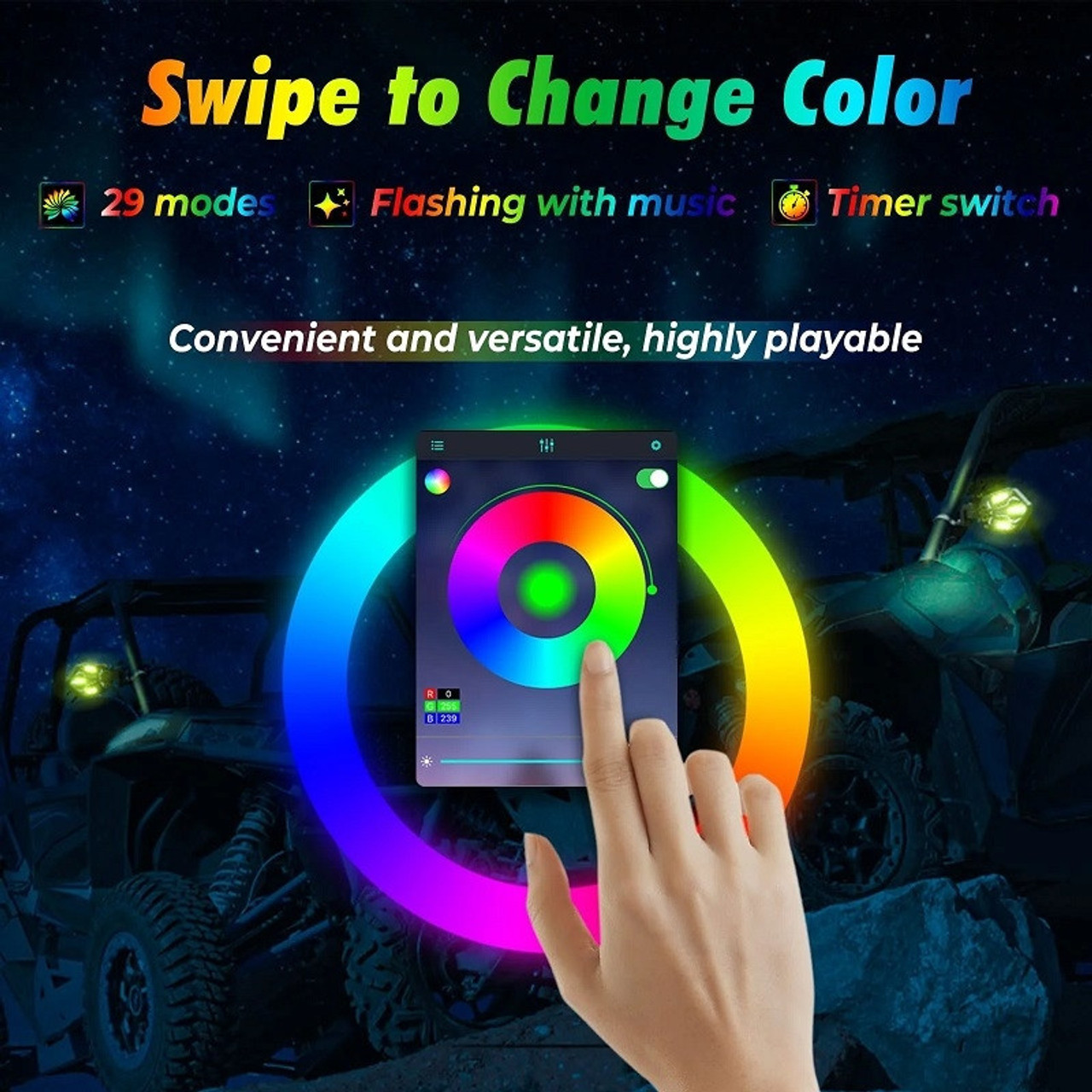 Enhance Your Ride With Kemimotos Uforcezforce Rear View Bluetooth
