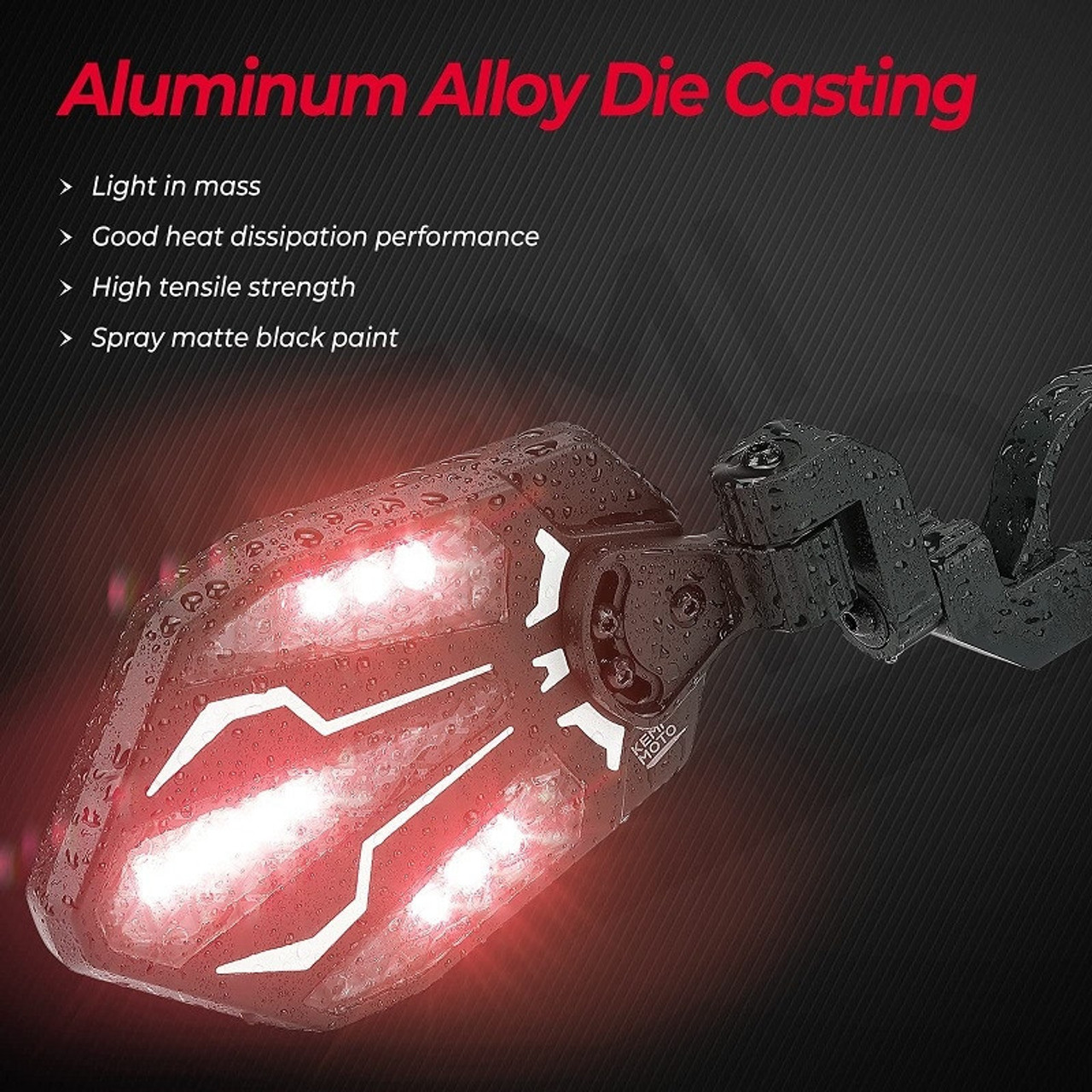 Enhance Your Ride With Kemimotos Uforcezforce Rear View Bluetooth