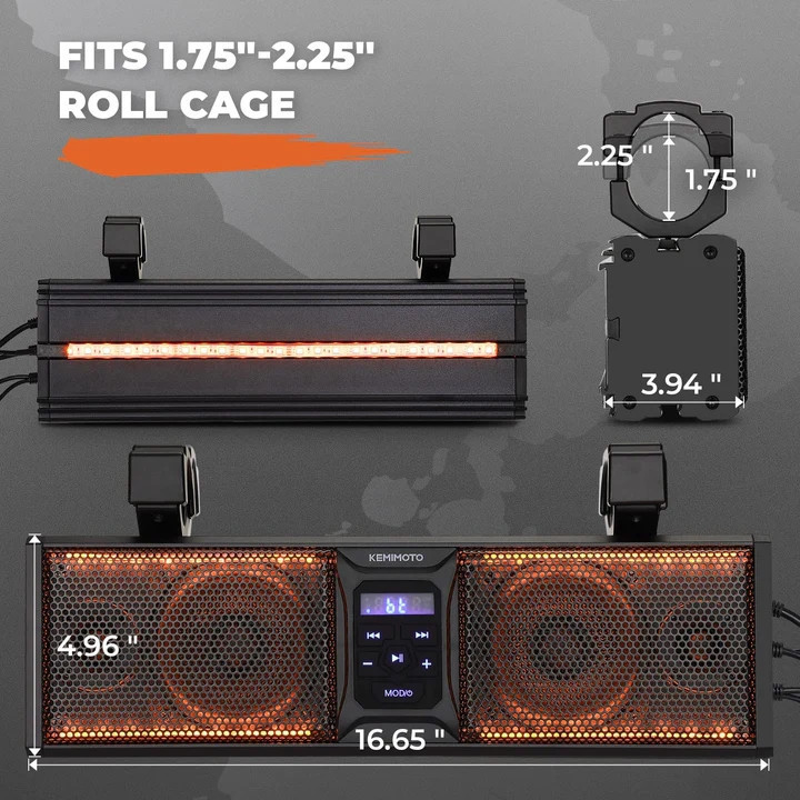 Enhance Your UTV Experience with the Ultimate Kemimoto Sound Bar