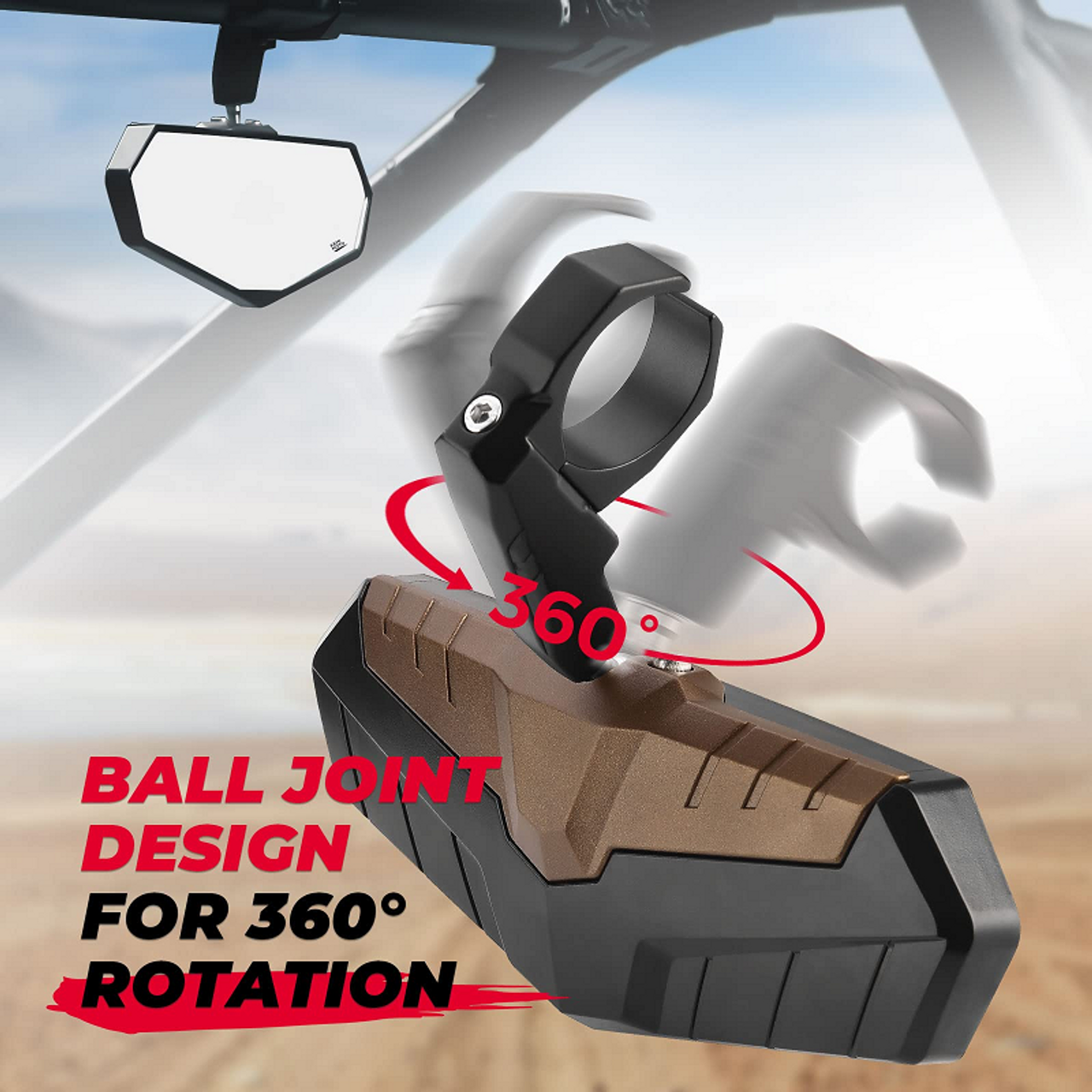 Clear Vision On Any Terrain Kemimoto Rear View Mirror For Cfmoto