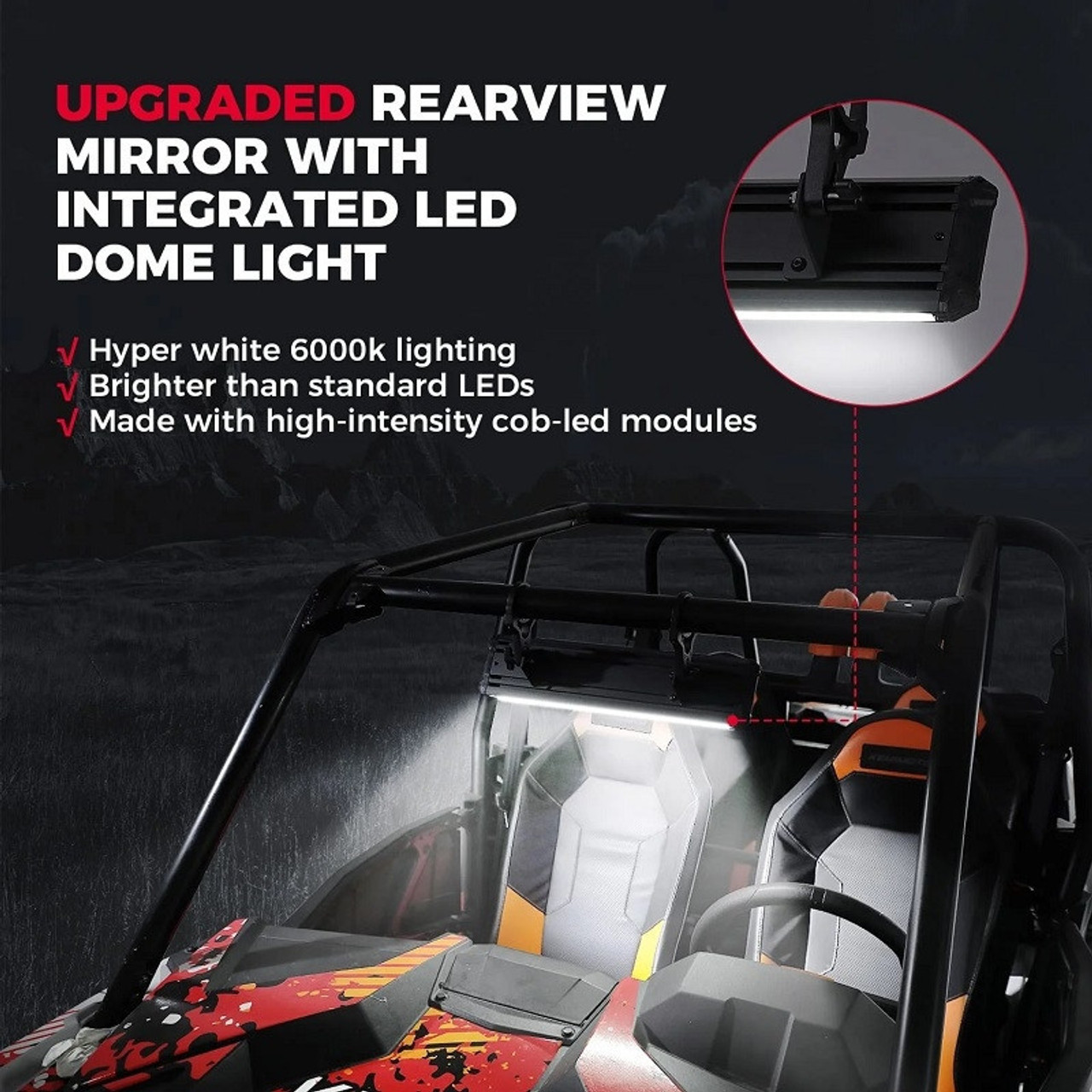 Enhance Visibility With Kemimotos Rear View Mirror For Cfmoto Zforce