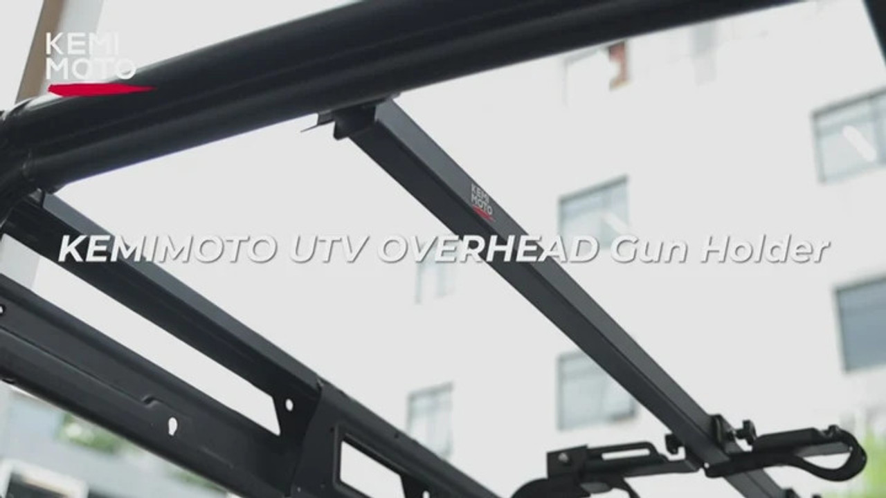 Maximize Versatility With Kemimoto Utv Overhead Gun Carrier Mount