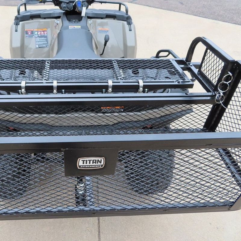CFMoto UForce / Zforce Rear Drop Cargo Basket Rack - 150 lb. by Titan Ramps