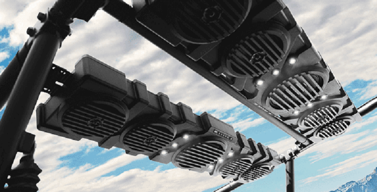 Cfmoto Uforce Zforce 40 Amplified Overhead Audio System By Boss
