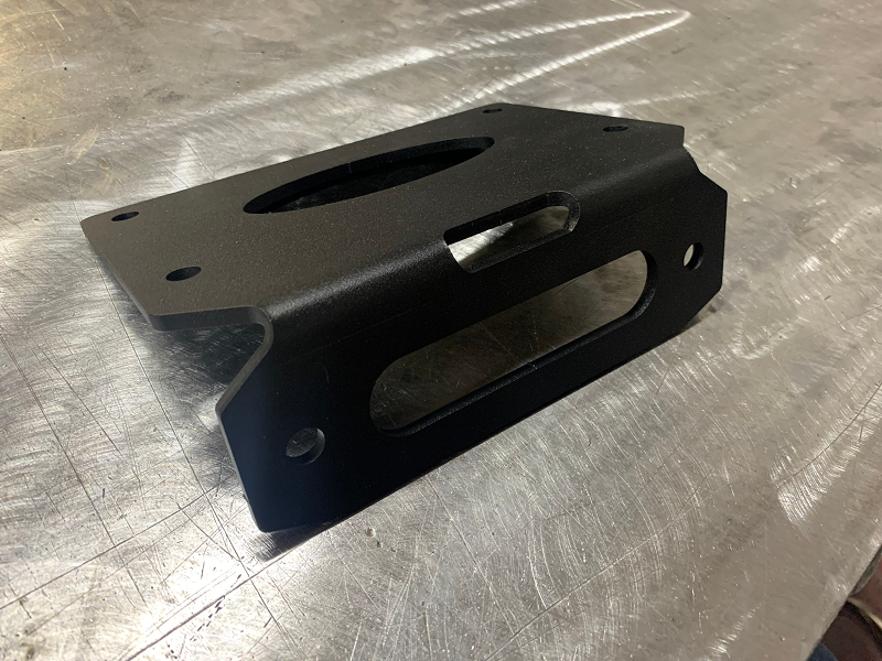 CFMoto ZForce / UForce Winch Fairlead Mounting Plate by BM Fabrications ...