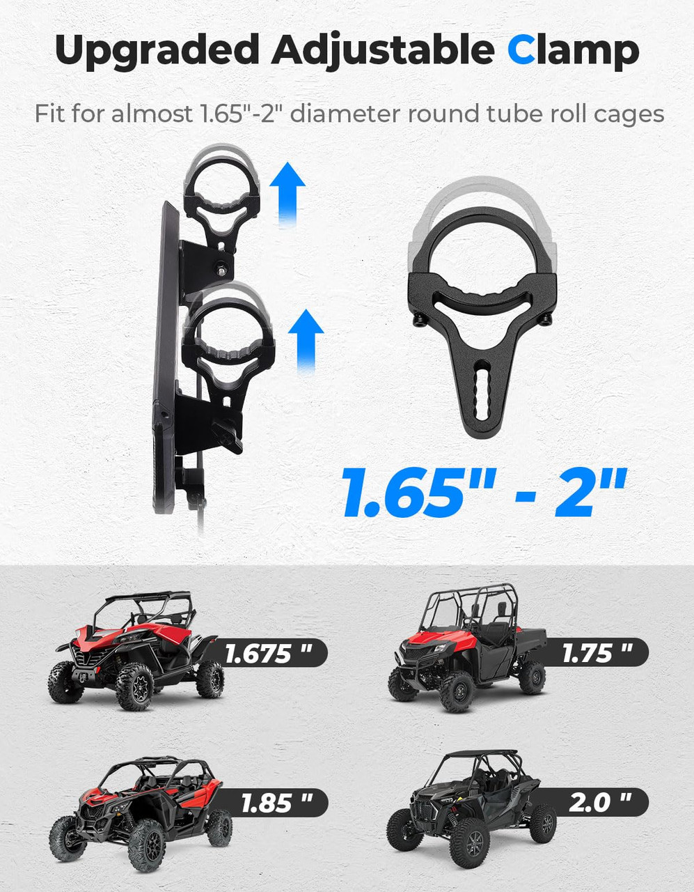 CFMoto UForce / ZForce Rear View Mirror with Folding Sun Visor for ...