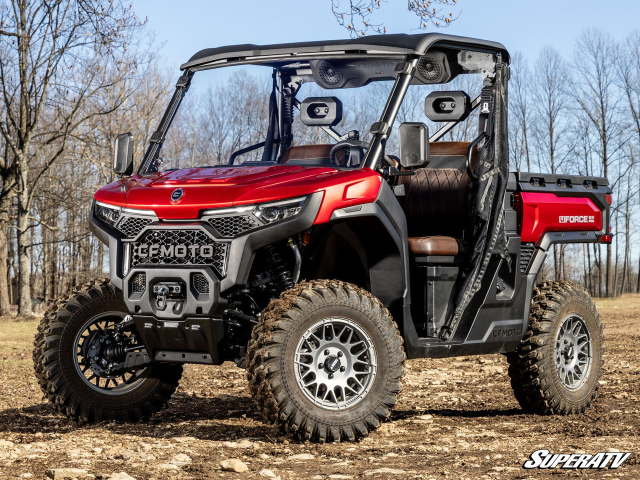CF Moto UForce U10 Pro Scratch Resistant Front Windshield by SuperATV ...