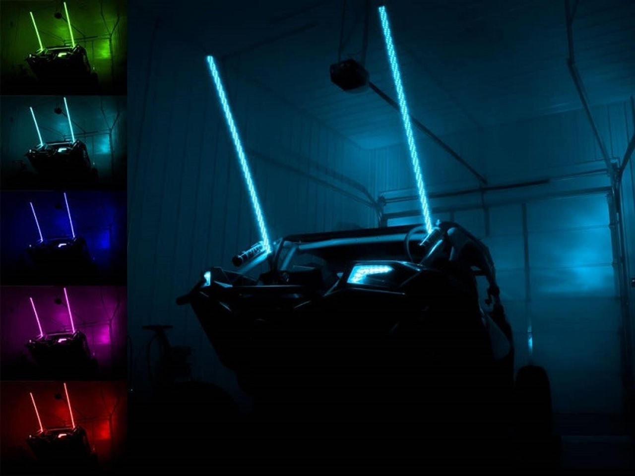 Cfmoto Uforce Zforce Rgb Led Whip Lights By Superatv Wl 2 001 Xx Ecfo