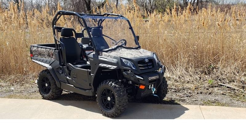 CFMoto UForce 500/800 Hard Coated Polycarbonate Windshield with Vent by ...