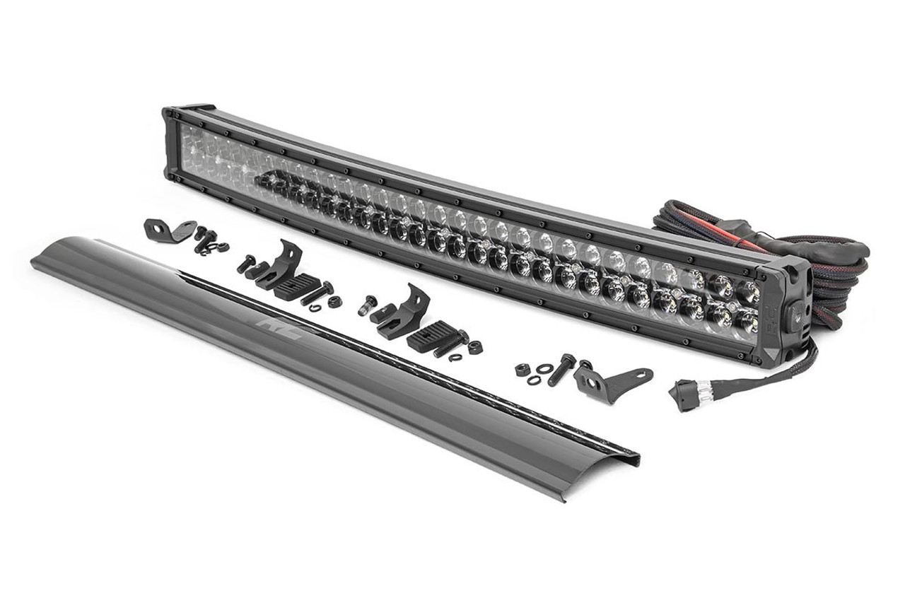 Cfmoto Uforce Zforce 30 Inch Curved Cree Led Light Bar Dual Row Black