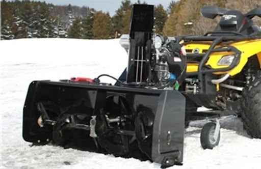 Introducing the New CFMoto Uforce Snow Blower / Snow Plow! - Everything ...