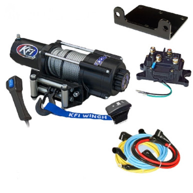 CFMoto UForce / ZForce 4500 lbs UTV Winch with Steel Cable Wide by KFI ...